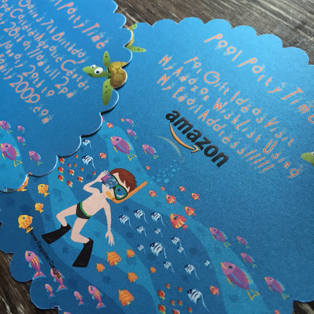 Custom Party Invitations | Never Forgotten Designs