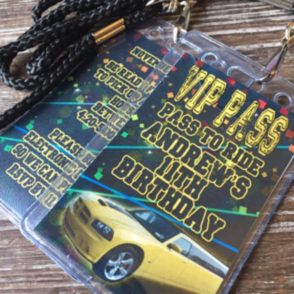 Large Custom VIP Pass | Never Forgotten Designs
