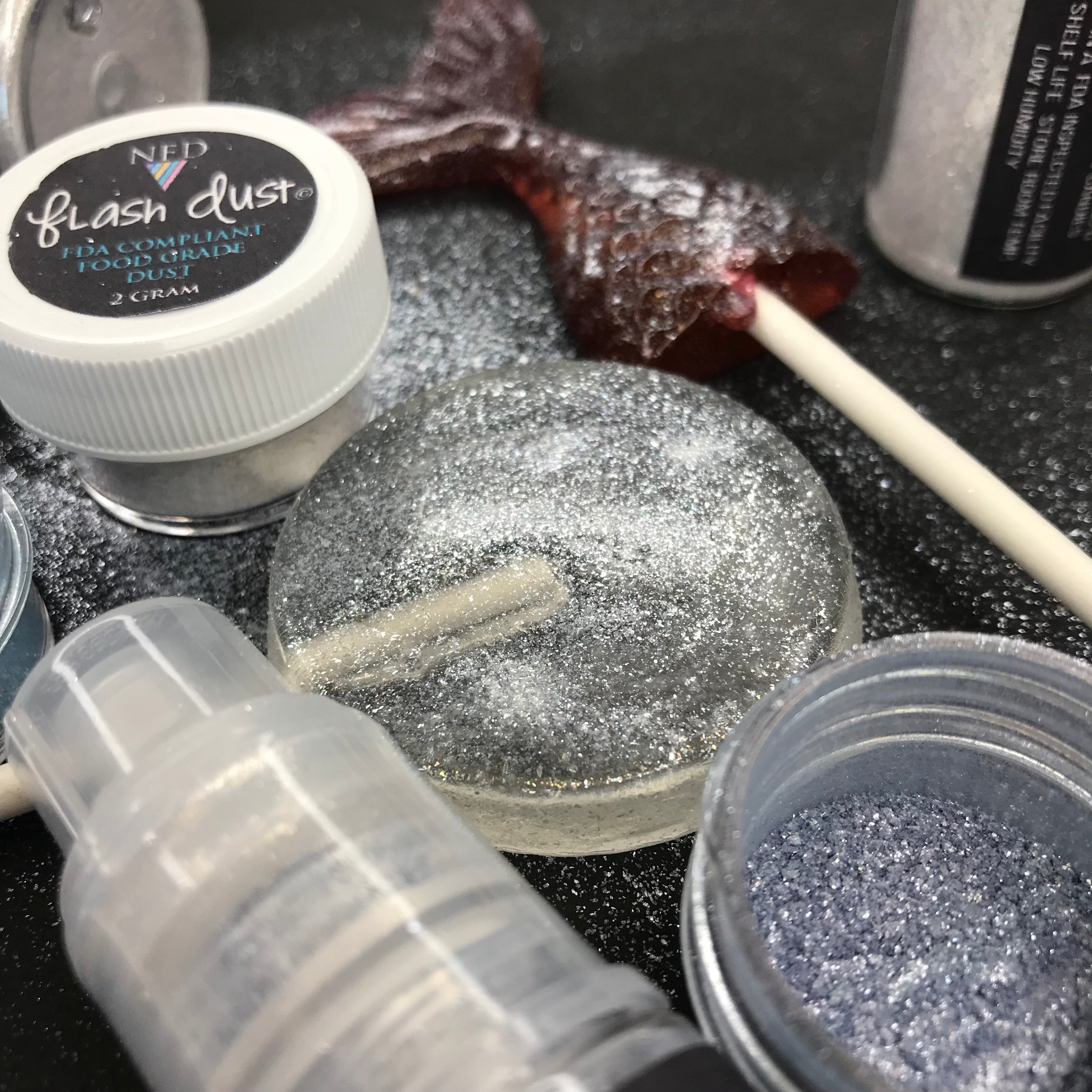 Edible Flash Dust Glitter by NFD - Food Grade & FDA Approved ...